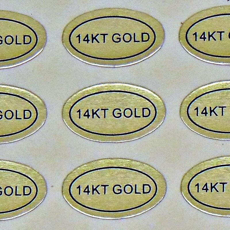 Gold Foil Stickers - Etsy