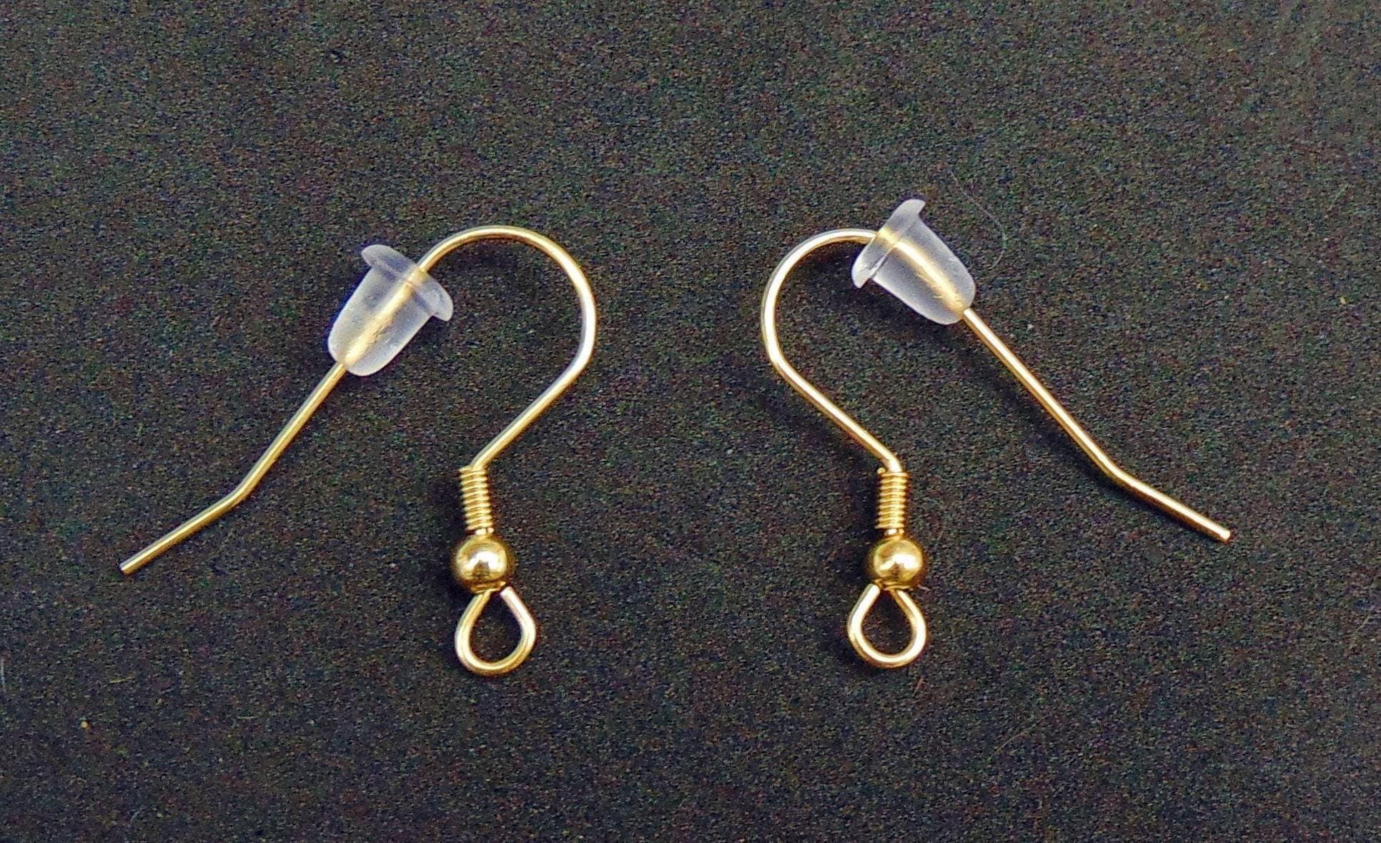 100 Clear Ear Nuts ~ Soft Bell Shape Earring Keeper Ear Backs 4mm X 5mm ...