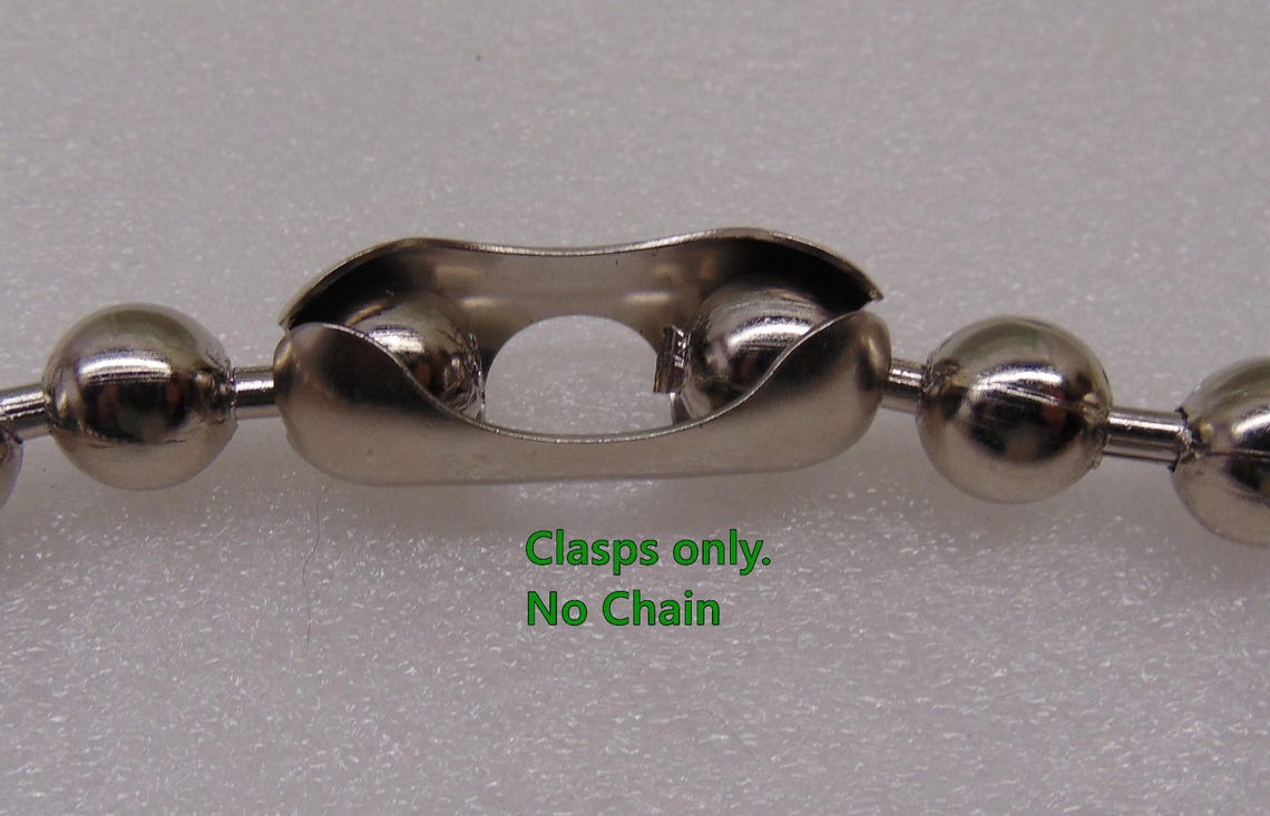 Ball Chain Connectors: 12mm Couplers (brass, Black, Antique, Nickel ...