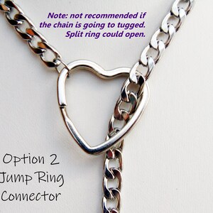 Stainless Steel Slip Chain With Heart Loop ~ Sturdy Smooth Stainless ...