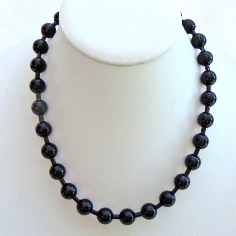 Big Bead Necklace - Etsy