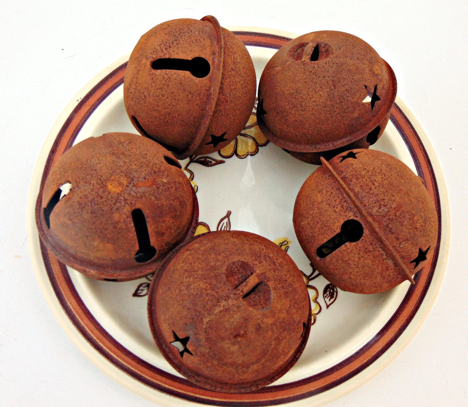 Large 3" Rusty Jingle Bells Sleigh Bell ~ Pick Quantity ~ Rustic ...