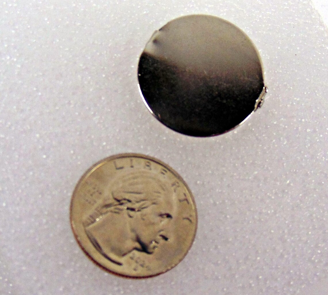 Round Pin Back 1" Disc ( 25mm) With 1 Inch Locking Bar You Glue-on ...
