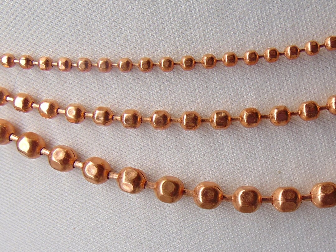 Pure COPPER Waist Chain ~ Faceted Belly Chain ~ 3 Sizes Available ...