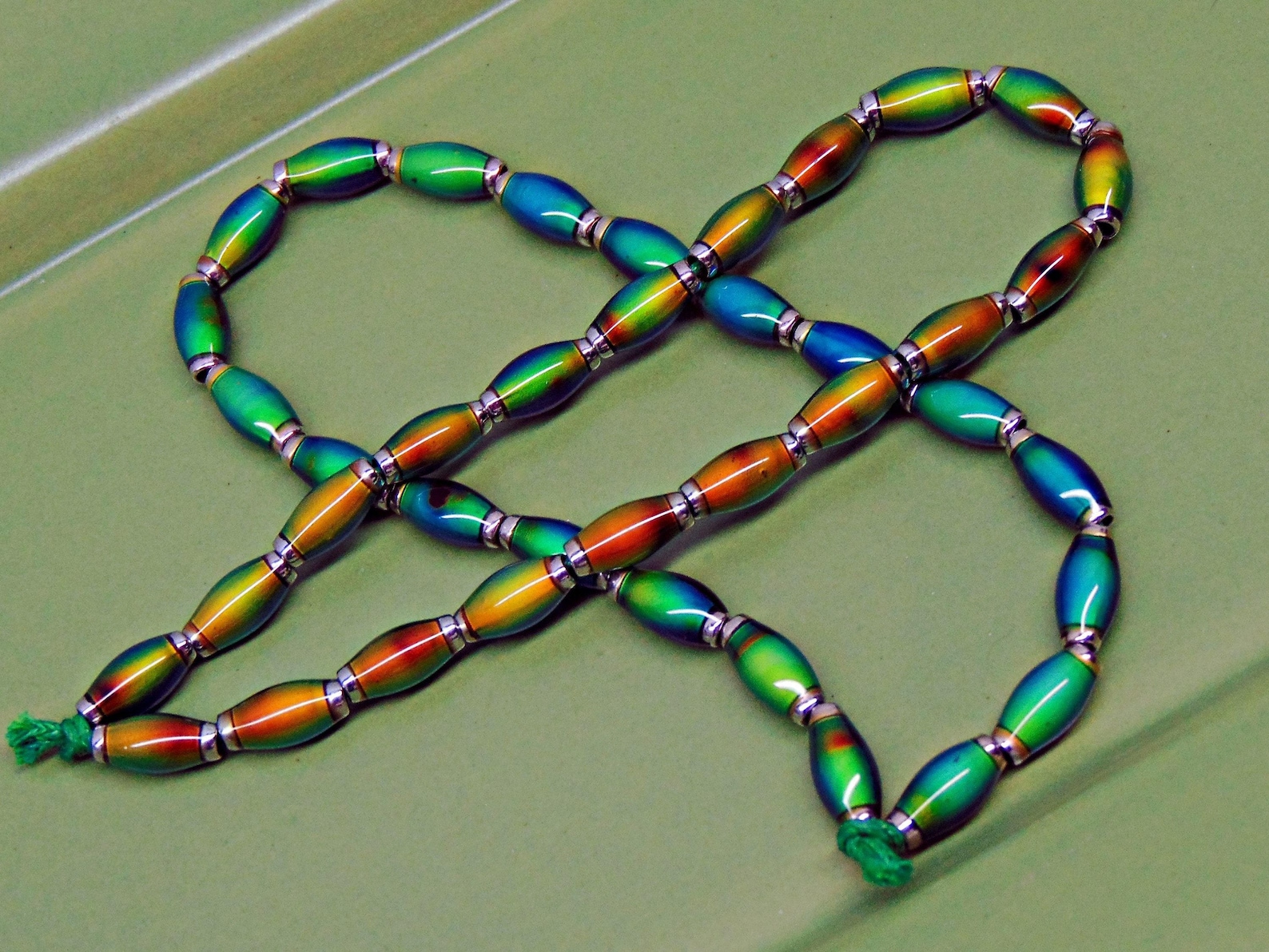 Elliptical Mood Beads 5mm X 12mm ~ Lots of 5, 10, 20, or 50 ~ Torpedo ...