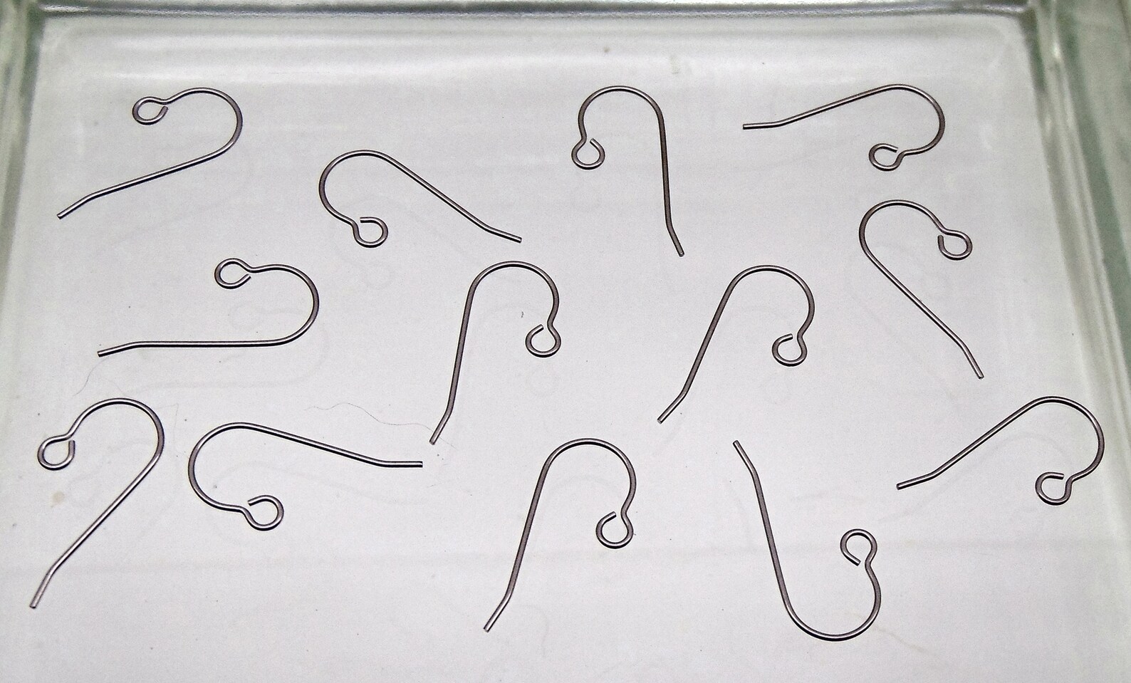 Pure TITANIUM Ear Wires Hook With Open Loop Grade 1 No - Etsy