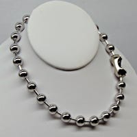 Extra Large BALL Chain Necklace or Bracelet ~ Chunky Steel Choker ...