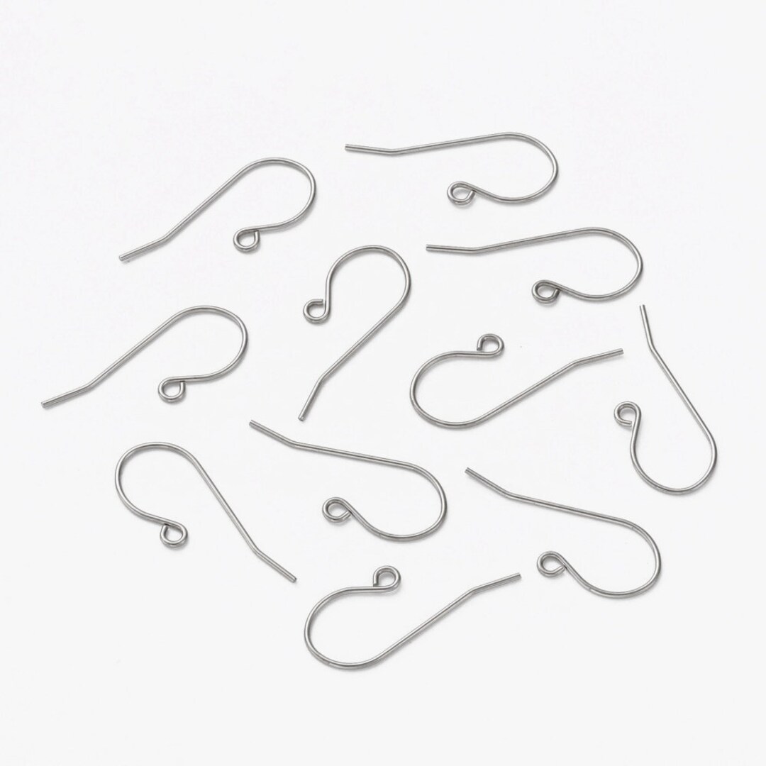 Surgical Stainless Steel Ear Wires Simple Design With 3mm - Etsy