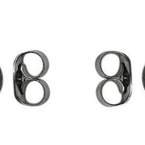 Titanium Earring Posts With 8mm Pads (stainless ) Hypo Allergenic With ...