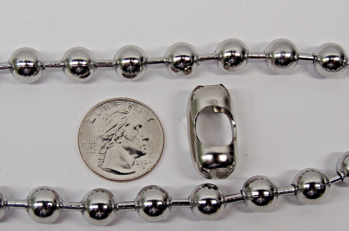 Large 10mm Stainless Steel Ball Chain Necklace or Bracelet ~ Chunky ...