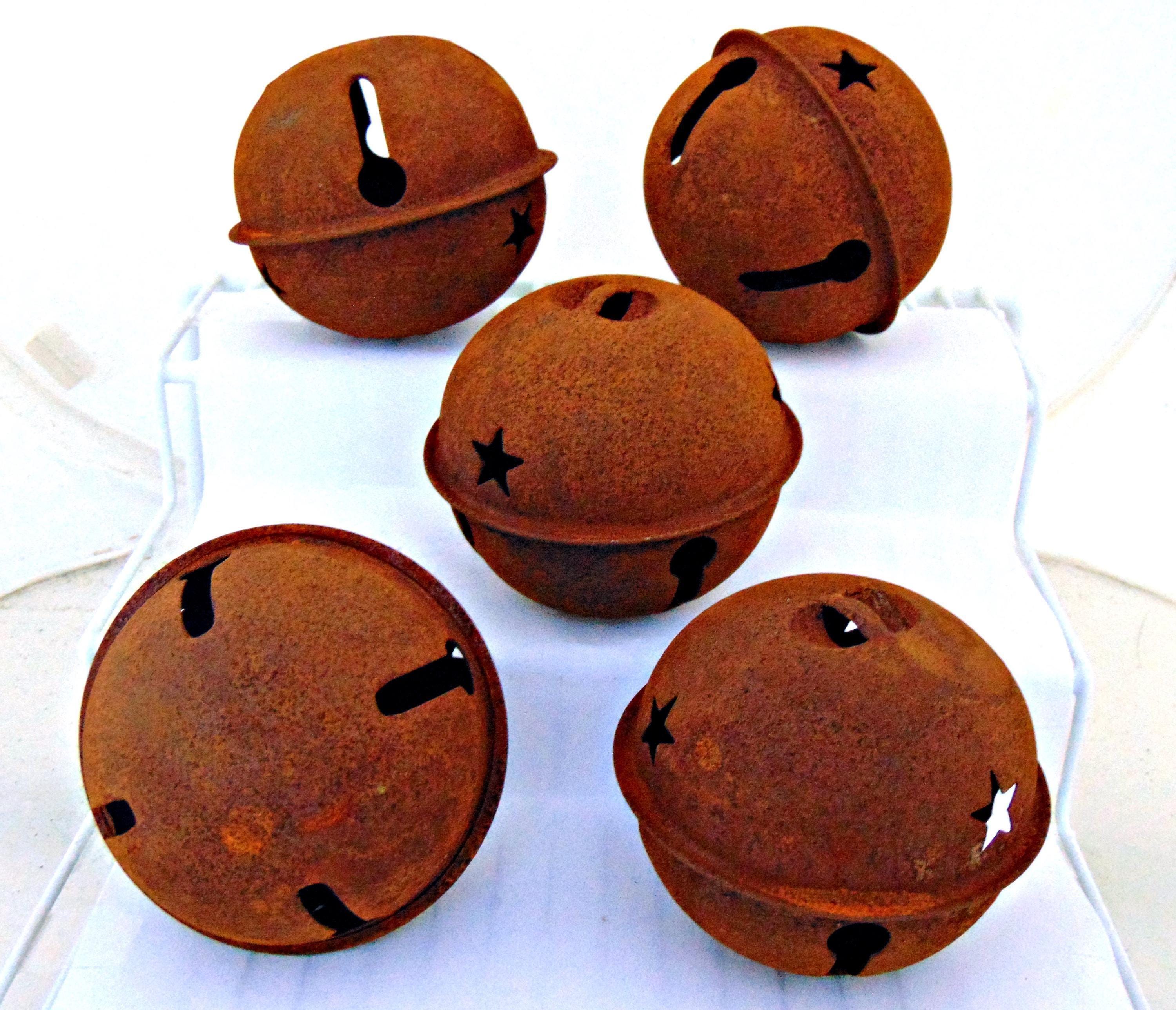 Large 3" Rusty Jingle Bells Sleigh Bell ~ Pick Quantity ~ Rustic ...