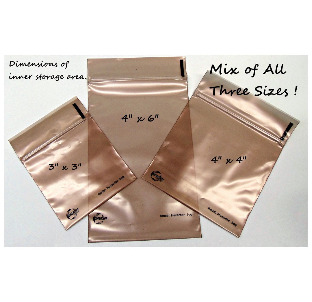Mix of All 3 Sizes High Quality Anti-tarnish Bags Corrosion Protection ...
