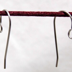 Pure TITANIUM Ear Wires ~ Hook With Open Loop ~ Grade 1 No Nickel ...