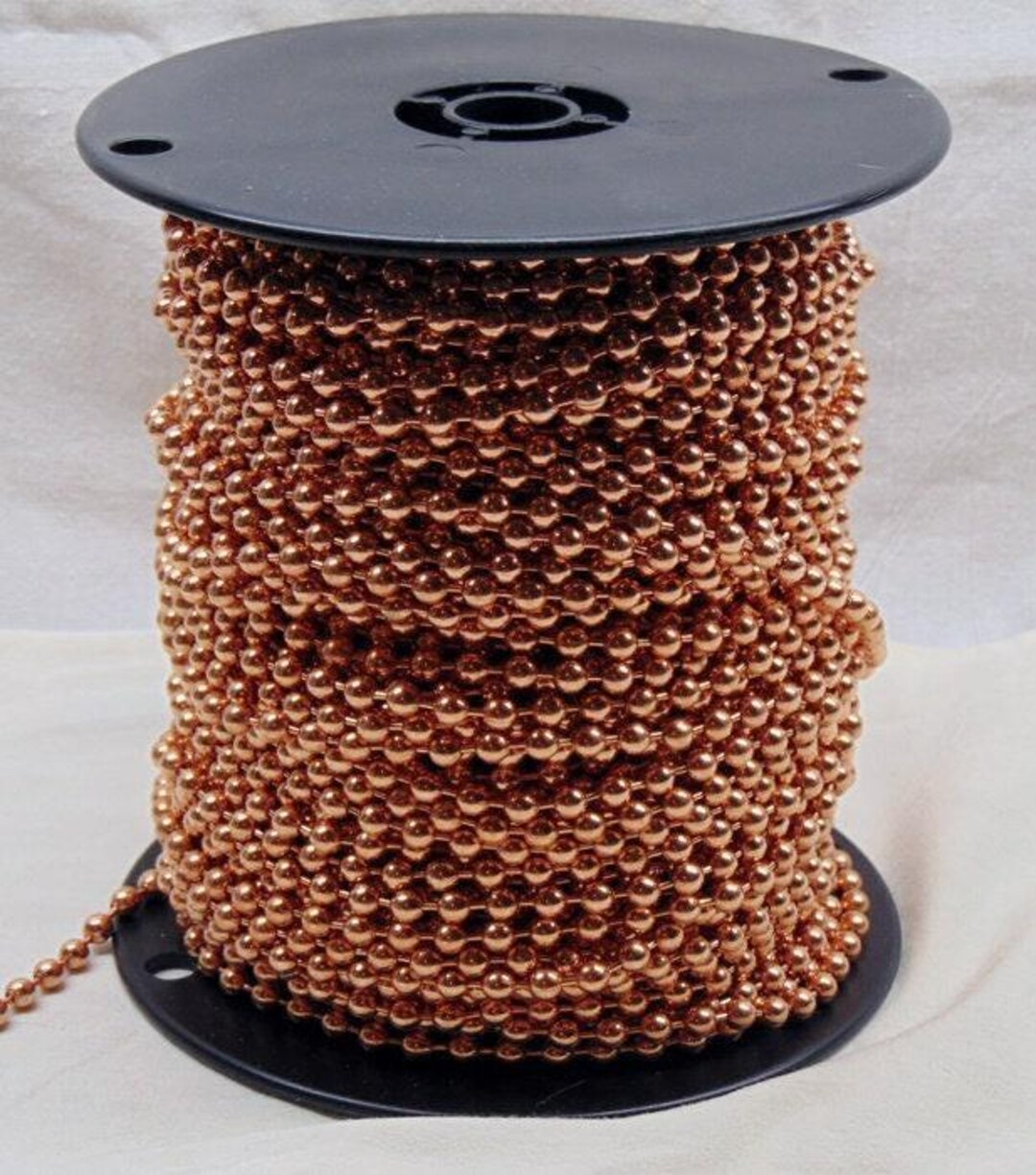 COPPER Ball Chain 6.3mm ~ #13 Various Bulk Lengths 5-ft to 100-ft ~ You ...