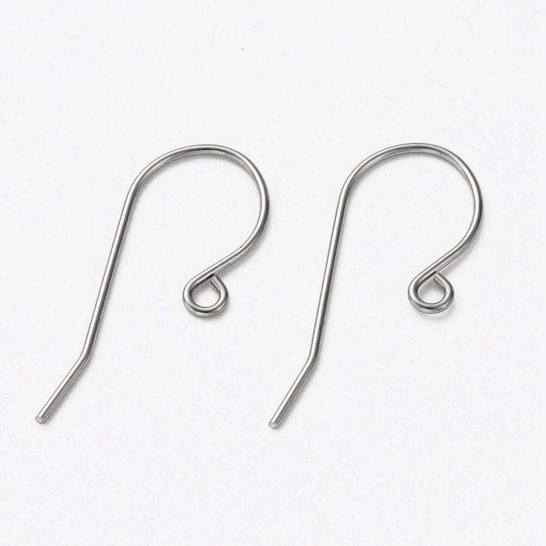 Surgical Stainless Steel Ear Wires, Simple Loop, 27mm, 24 Pcs - Etsy
