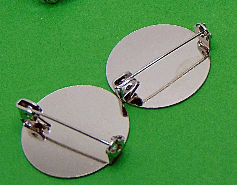 Round Pin Back 1" Disc ( 25mm) With 1 Inch Locking Bar You Glue-on ...