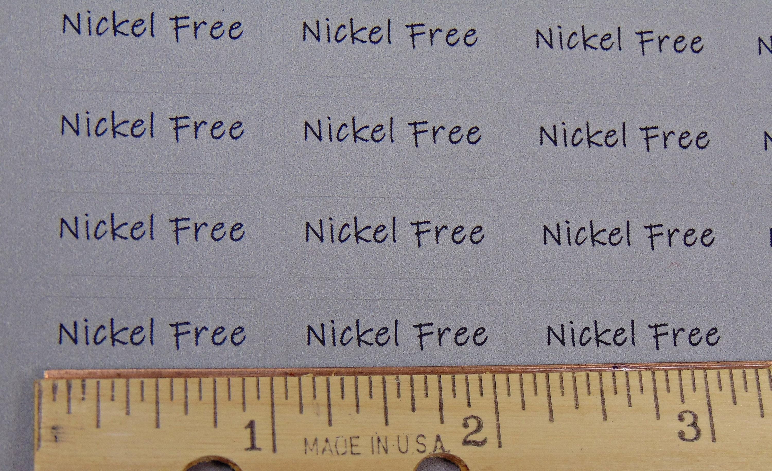 Matte Gray Adhesive Labels With Black Text ~ Rectangular 1" X 3/8 ...