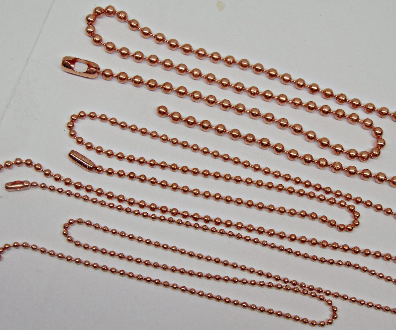Pure COPPER Waist Chain ~ Round Ball ~ 3 Sizes Available ~ Natural ...