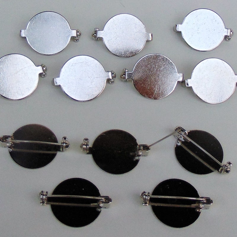 Round Back Pins - Etsy