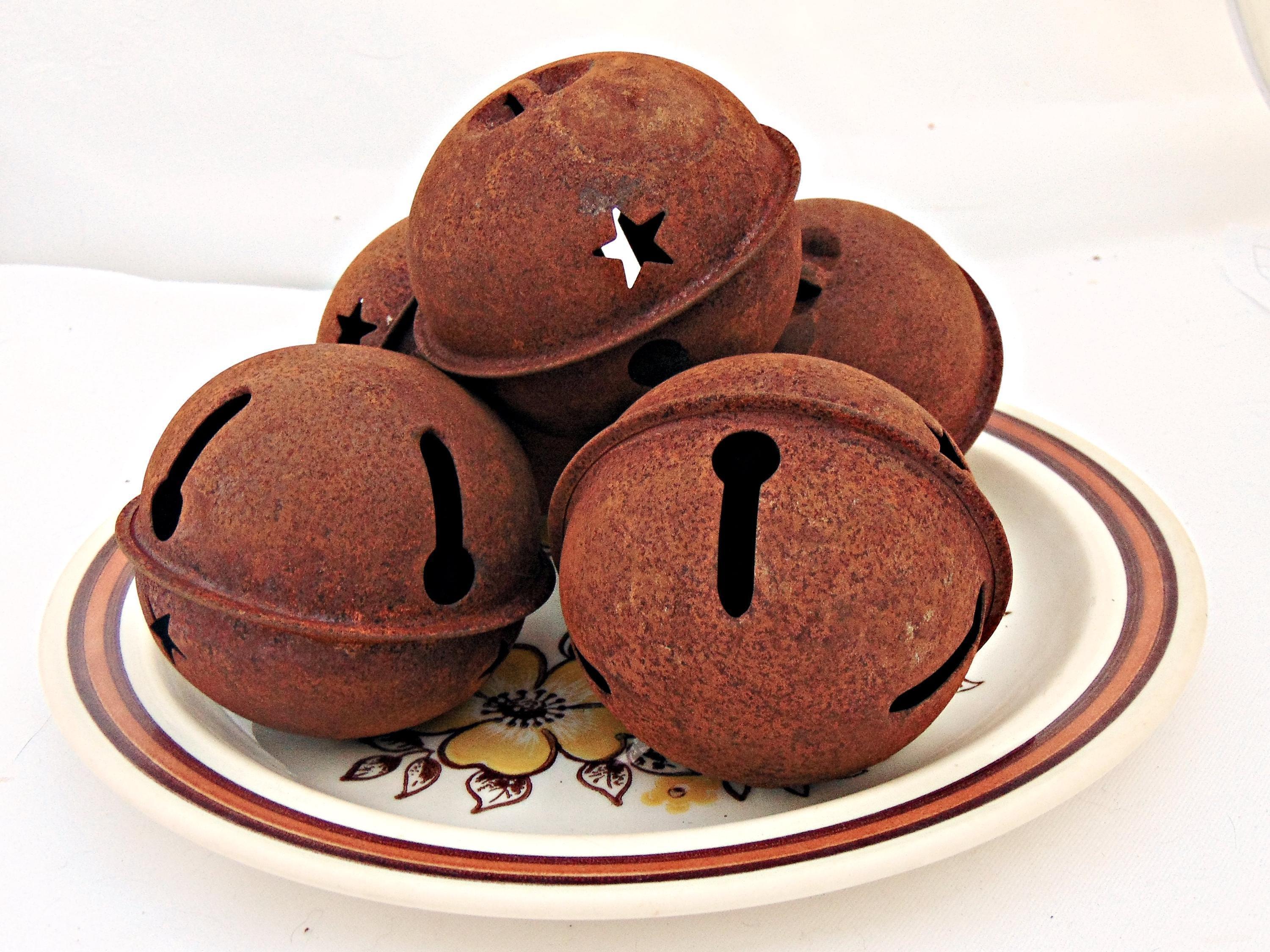 Large 3" Rusty Jingle Bells Sleigh Bell ~ Pick Quantity ~ Rustic ...