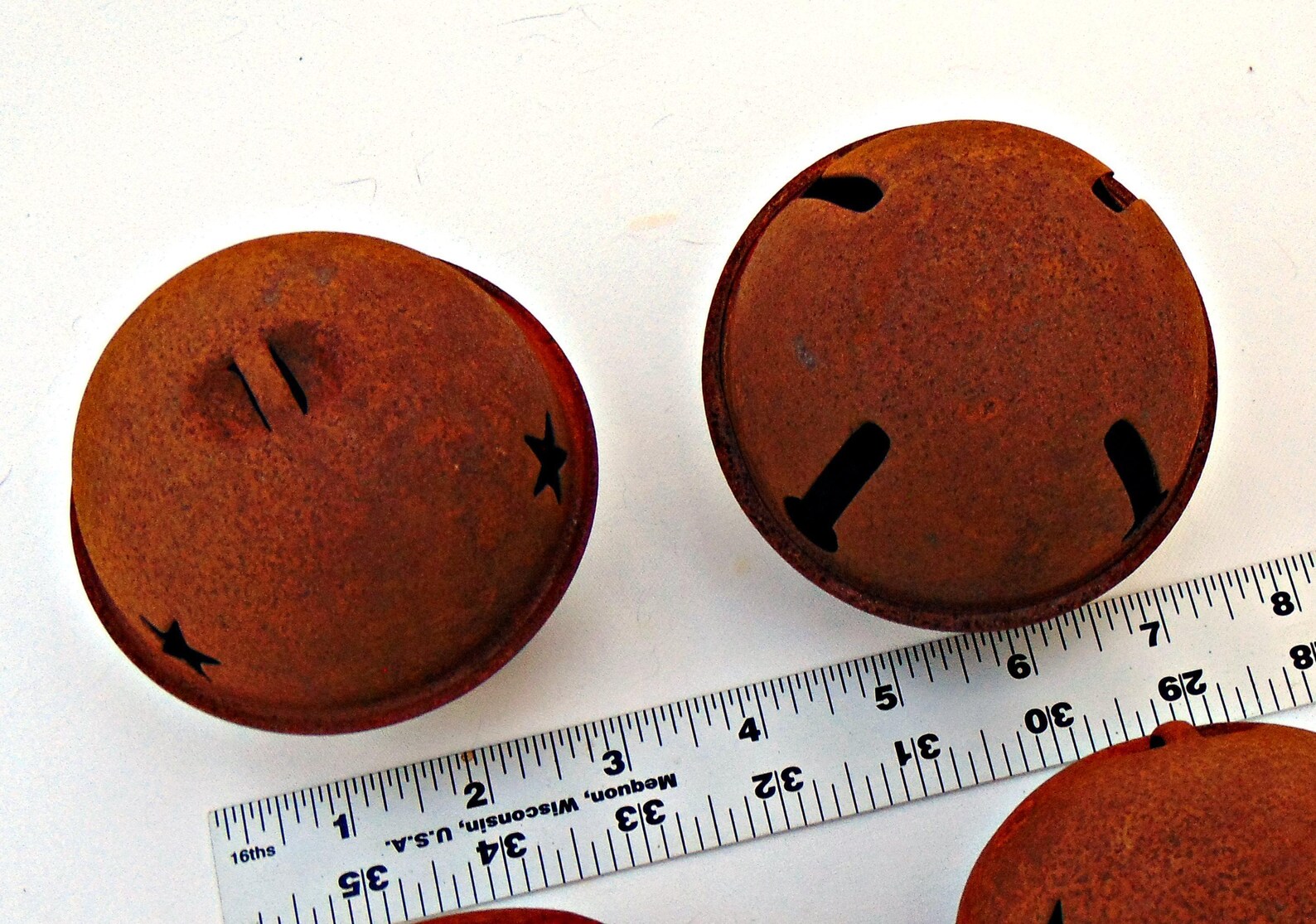 Large 3" Rusty Jingle Bells Sleigh Bell ~ Pick Quantity ~ Rustic ...