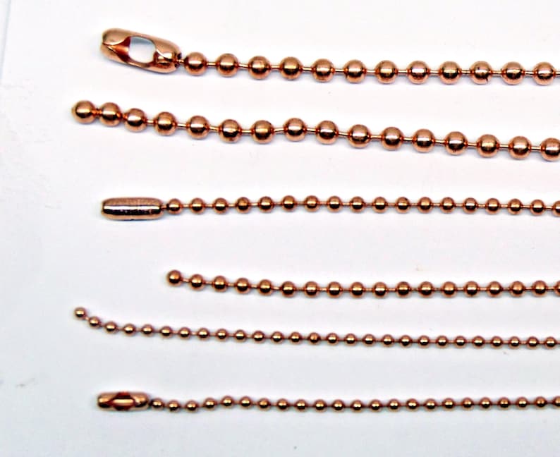 Pure COPPER Waist Chain ~ Round Ball ~ 3 Sizes Available ~ Natural ...