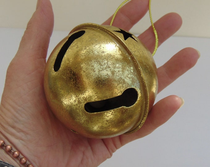 Jumbo Extra Large Gold Metal SET OF 3 Large Jingle Bell - Etsy
