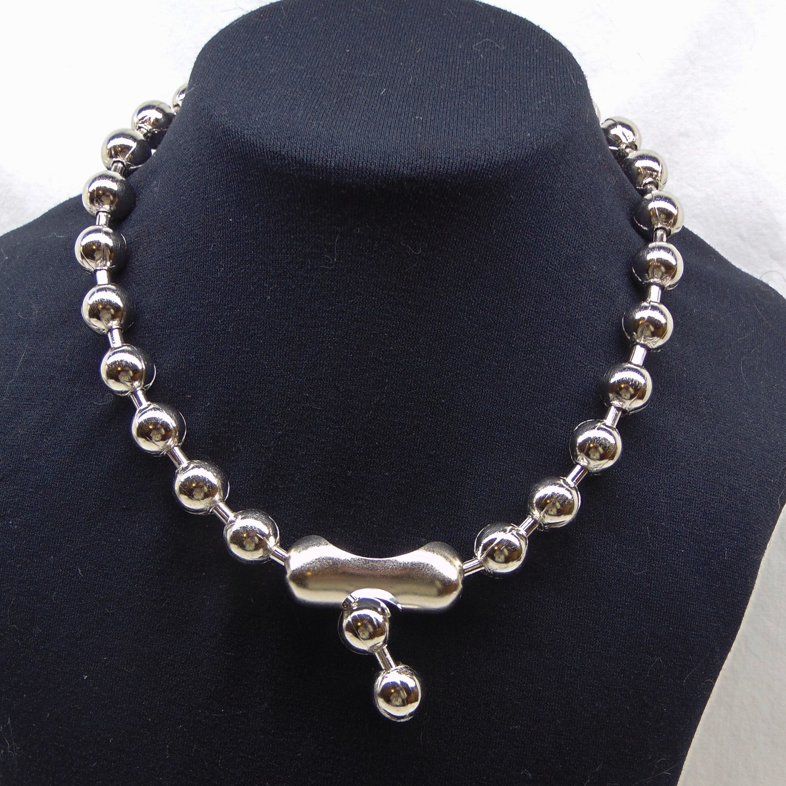 12mm Extra Large BALL Chain Necklace or Bracelets NPS Steel Beads 1/2 ...