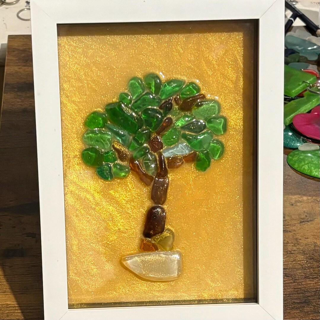 Whitby Sea Glass Tree - Etsy