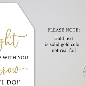 PRINTED Rehearsal Favor Tags, Wedding Rehearsal Dinner Thank You Tags ...