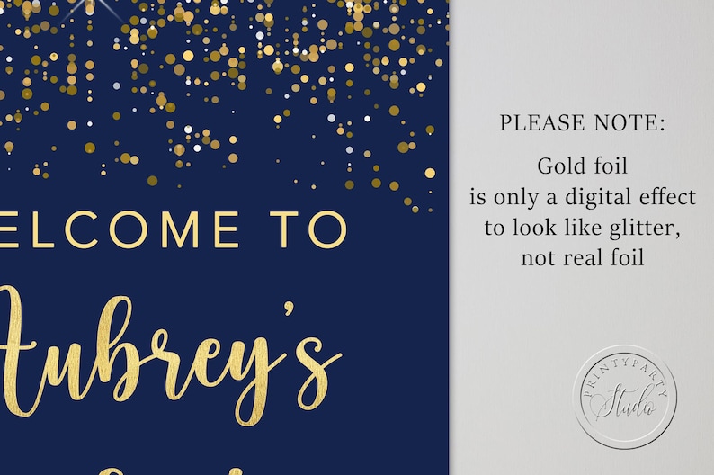PRINTED or DIGITAL Navy Graduation Welcome Sign, Balloons Grad Party ...