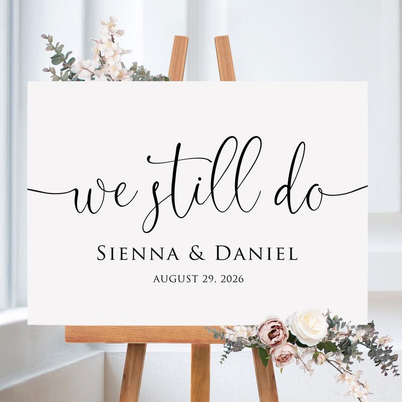 We Still Do Sign - Etsy