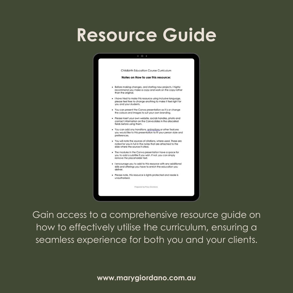 Childbirth Education Curriculum for Doulas & Educators | Complete ...