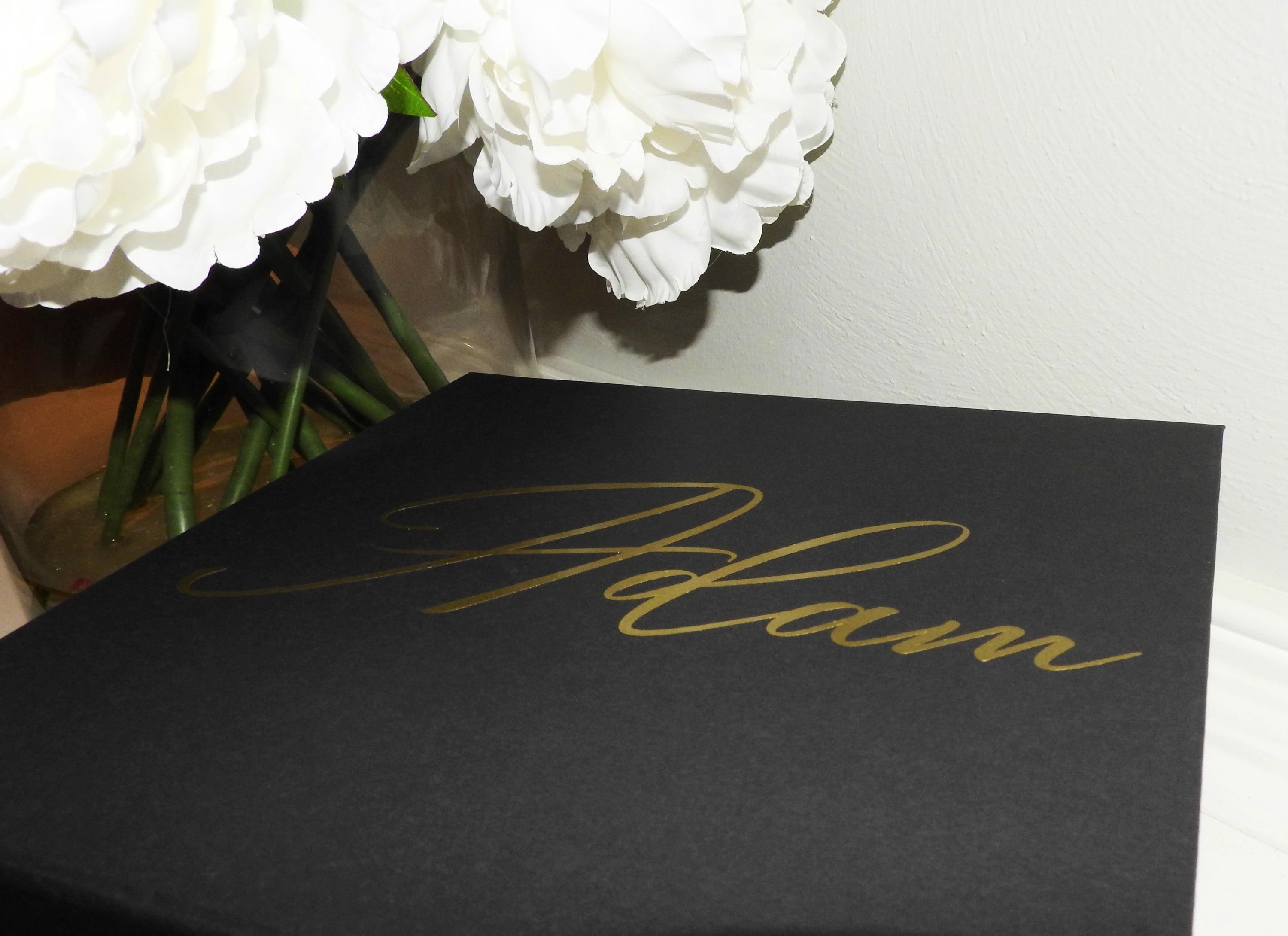 Custom Best Man Box, Elegant Font Name Gift Box Magnetic Closure With ...