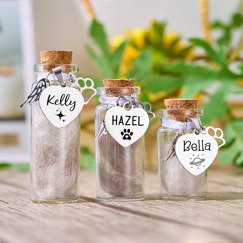 Glass Pet Hair Keepsake - Etsy