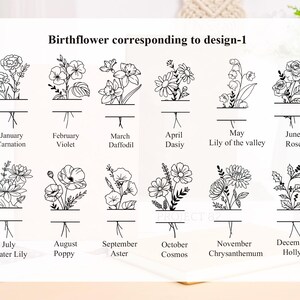 Personalized Birth Flower Journal,custom Birth Month Flower Notebook ...