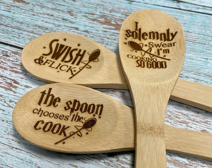 Magic Wand Spoon for Your Favorite Wizard Cook Wizard Wand Customize ...