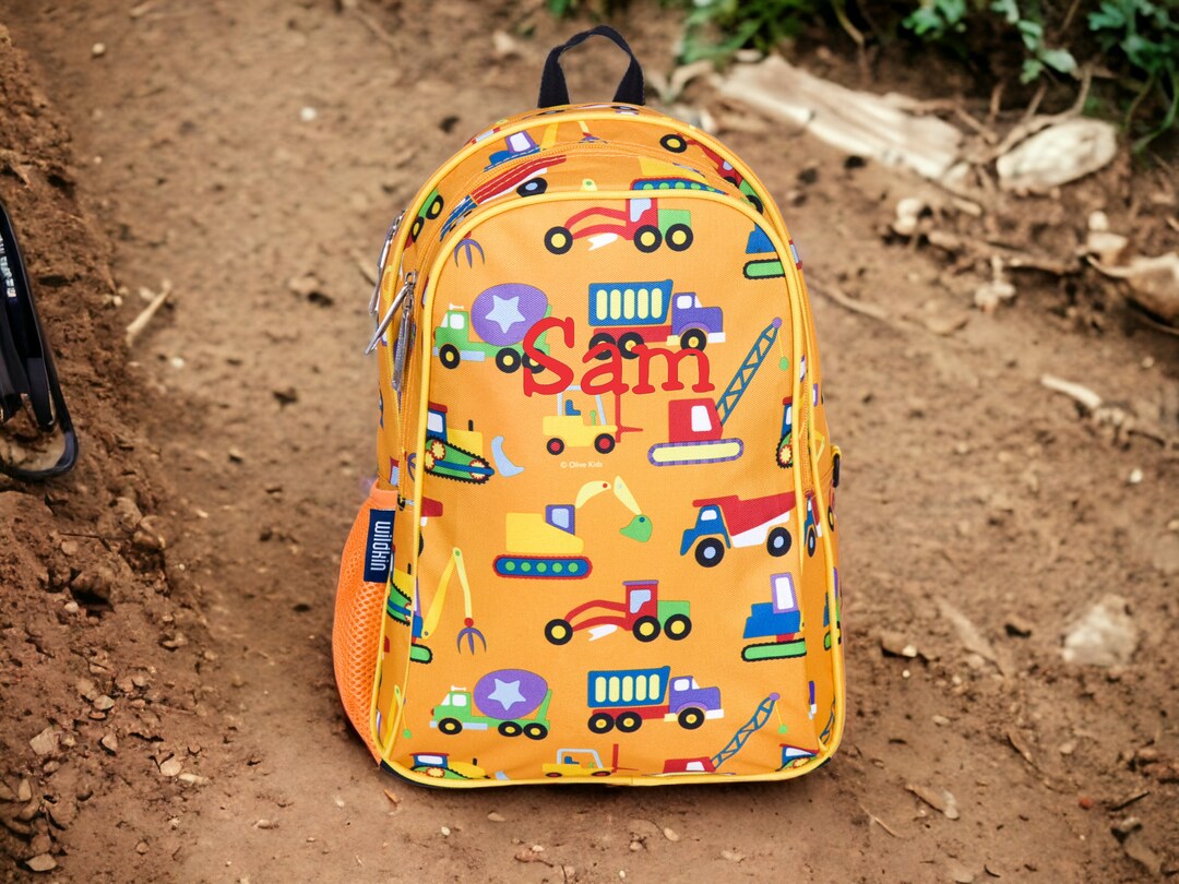 Monogram Backpack and Lunch Bag - 15" Wildkin Construction ...