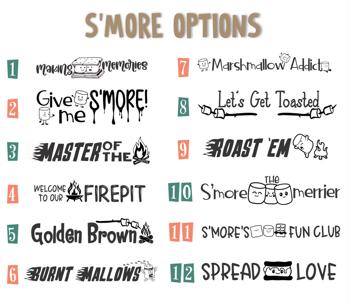 Marshmallow Roasting Sticks Engraved Camping Fork - Etsy