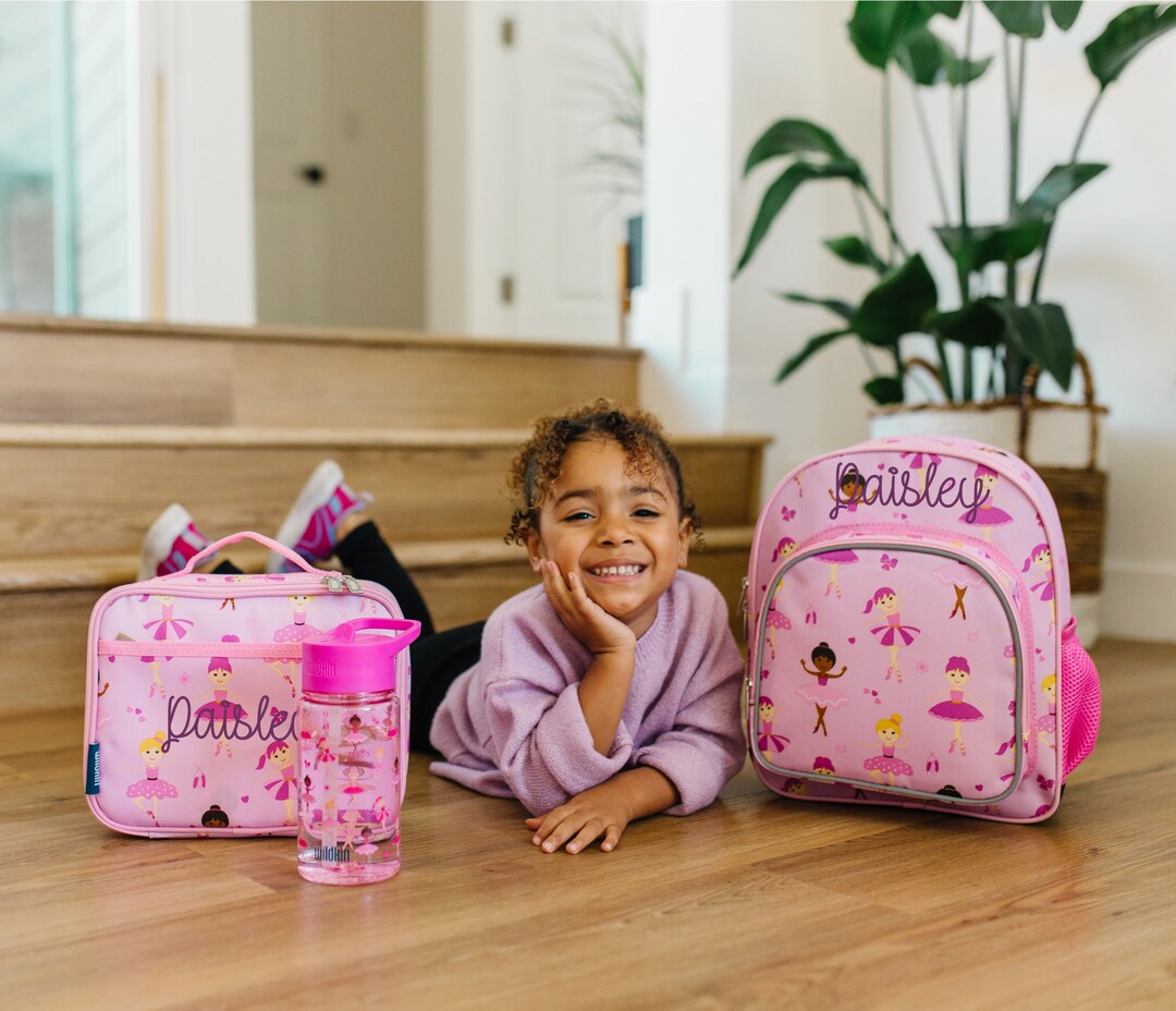 Monogram Backpack and Lunch Bag - Wildkin Ballerina - Preschool, Day ...