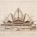Sydney Opera House Section Elevation Drawing Print - Etsy