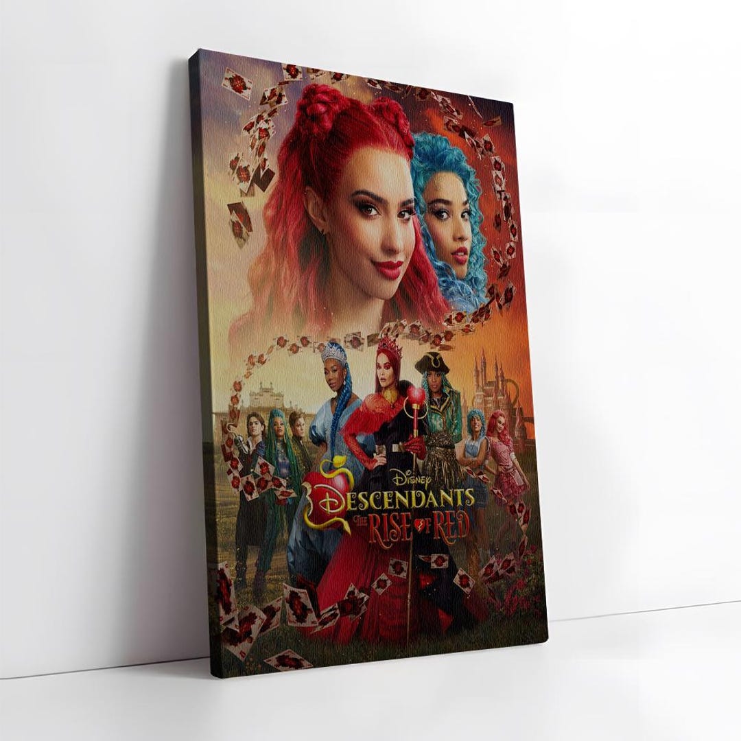 Descendants the Rise of Red Movie Poster, Frame for Canvas Prints ...