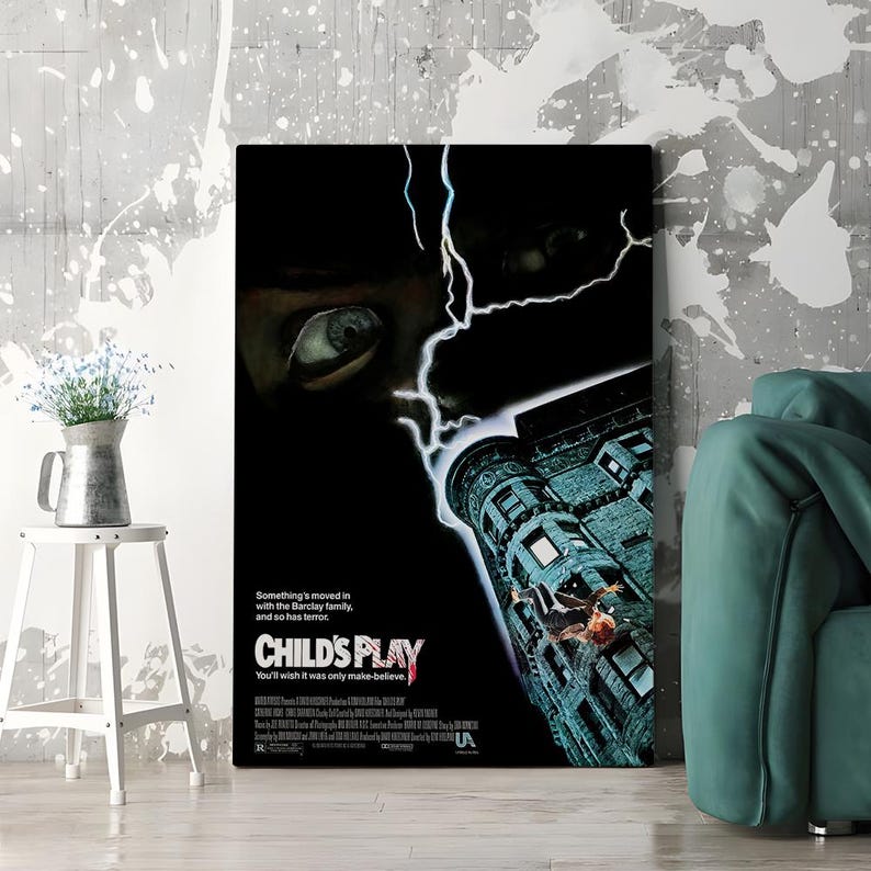 Child's Play Chucky Retro Classic Horror Alternative Graphic Design ...