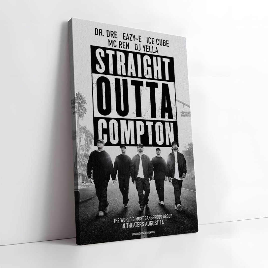 NWA Straight Outta Compton Movie Poster, Frame for Canvas Prints ...