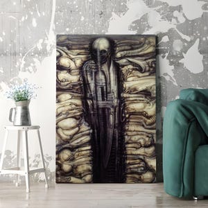 Giger Unique Artwork Alien Xenomorph Biomechanical Universe Poster ...