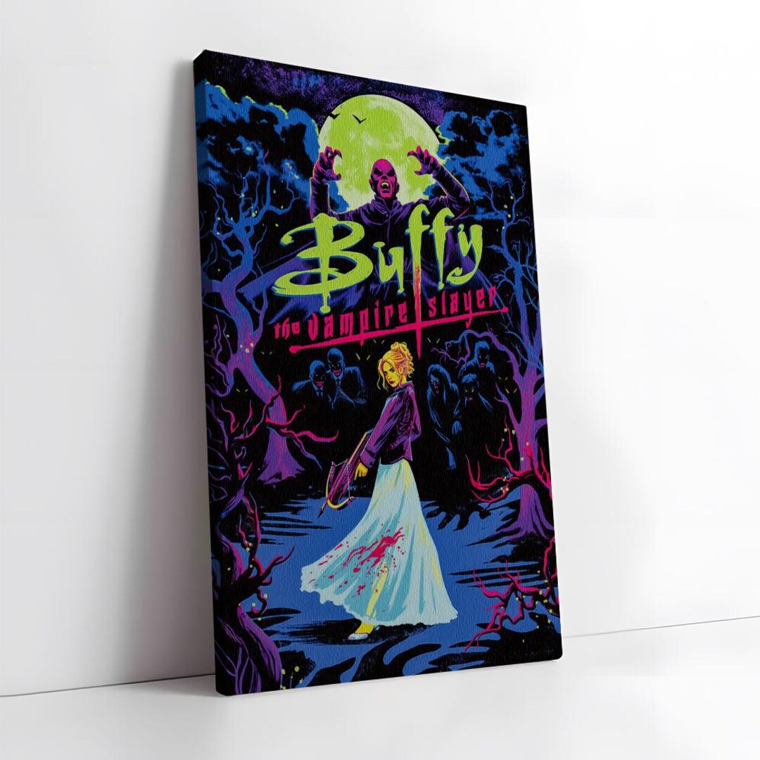 Buffy the Vampire Slayer Movie Poster, Frame for Canvas Prints, Wrapped ...