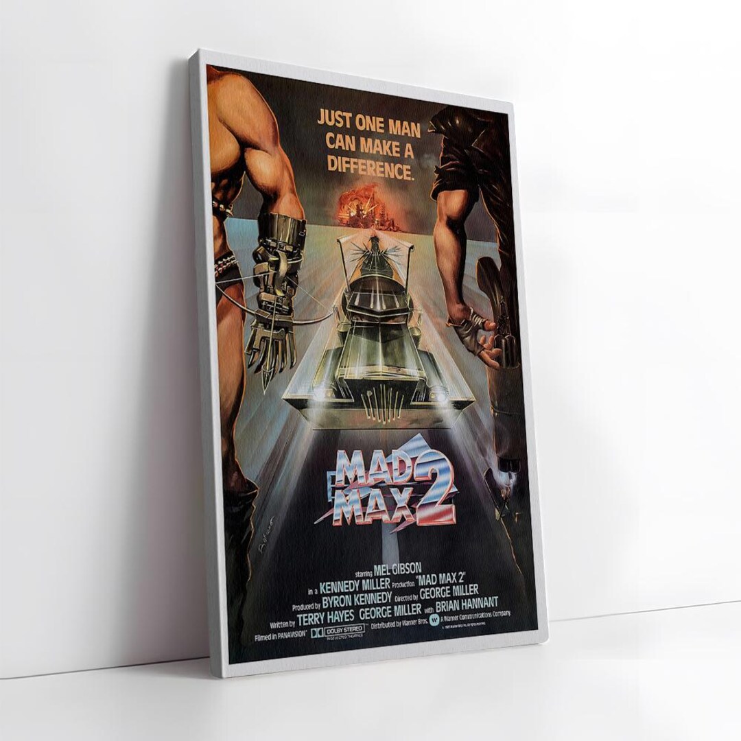 Mad Max 2 Road Warrior Movie Poster, Frame for Canvas Prints, Wrapped ...