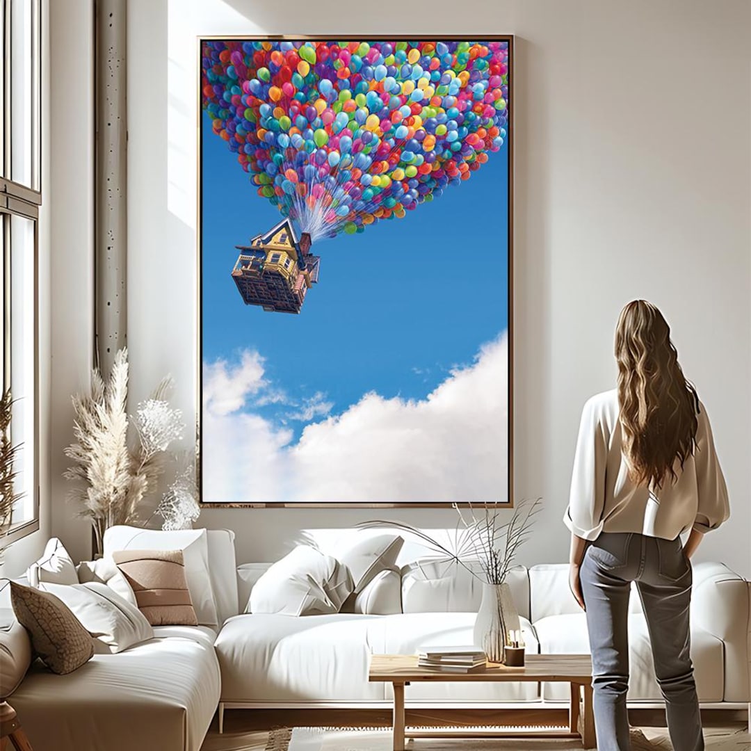 Up Pixar Balloons Movie Poster, Canvas Posters, Holiday Gifts, Star ...