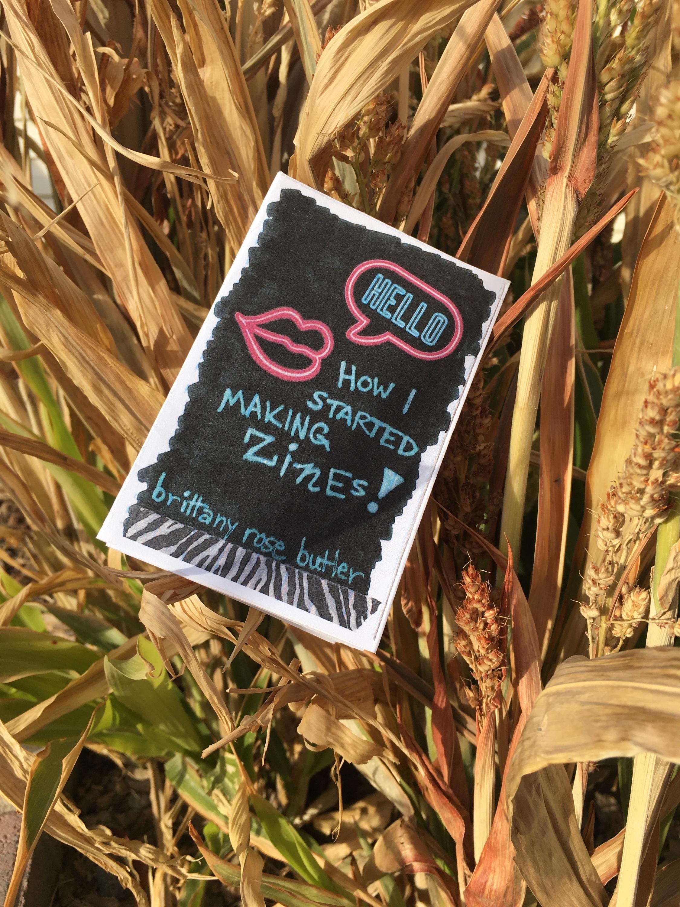 MINI-ZINE “hello! How I Started Making Zines” - Etsy