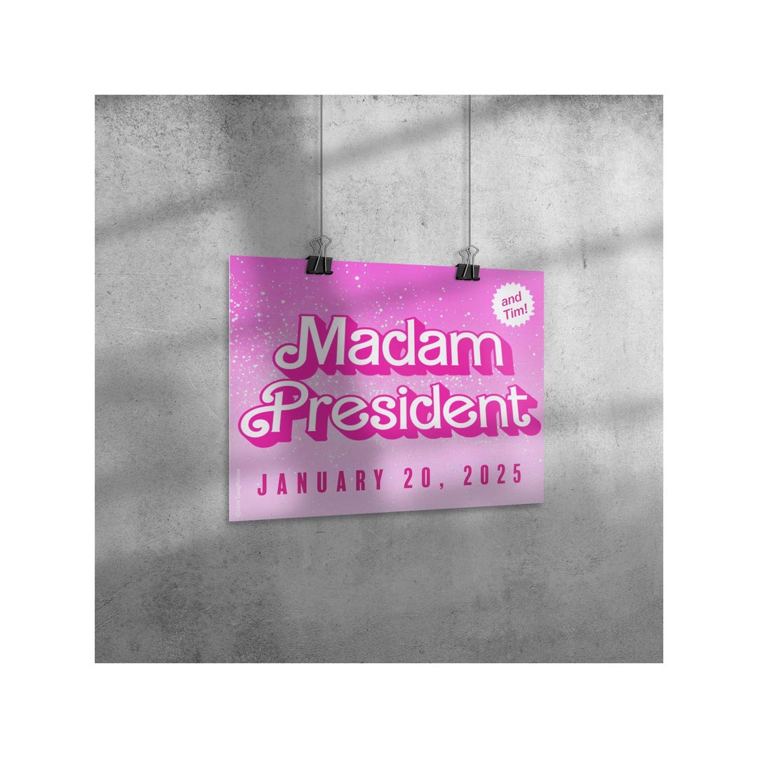 Madam President Poster - Etsy